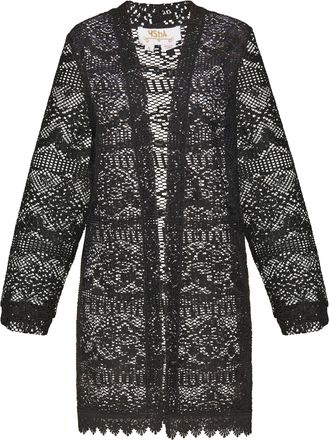 Usha Strickjacke Frauen Schwarz