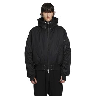 Thom Krom Hooded Cotton Bomber Jacket