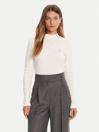 Tommy Hilfiger Pullover Cody WW0WW47307 &Eacute;cru Slim Fit