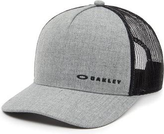 Oakley Cap Casquette Chalten, Granite HTHR/Noir, Taille Unique Mixte
