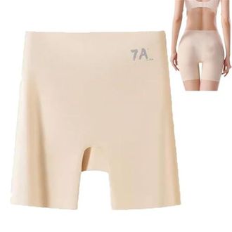 Generic Sous-v&ecirc;tements, femmes taille haute en soie glac&eacute;e sous-v&ecirc;tements avec contr&ocirc;le du ventre hip-lifting culotte anti-exposition, nude, XXL