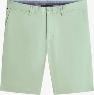 Tommy Hilfiger Bermuda chino &agrave; logo en coton m&eacute;lang&eacute;