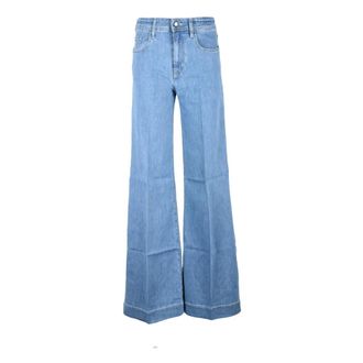 Jacob Cohen Jean Large Taille Haute - Femme - Jeans - Bleu - Taille: W26