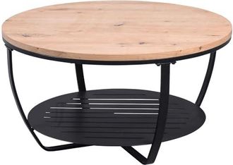 M2 Kollektion Couchtisch Palermo in schwarz, B/H/T = 80x43x80cm