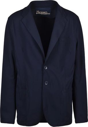 Herno Homme, Vestes, Bleu, Taille: 3XL Veste en nylon