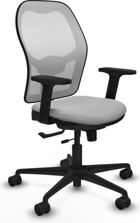 Piqueras y Crespo Moderner Drehstuhl mit 2D-Armen, h&ouml;henverstellbare Lendenwirbelst&uuml;tze, ausgestattet mit Syncro/Traslack und eingespritztem Schaum. Mit Rollen von 65 m