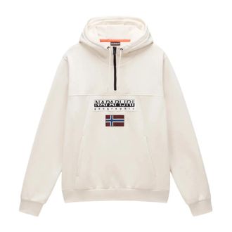 Napapijri Burgee Hoodie - - Sweatshirts & Hoodies - Herren - Beige - S