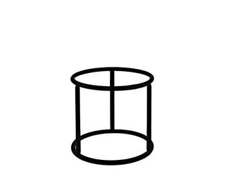 hOme Home Etagere aus Schmiedeeisen, 22 x 20 cm, Iron, mehrfarbig, 22 x 12 H