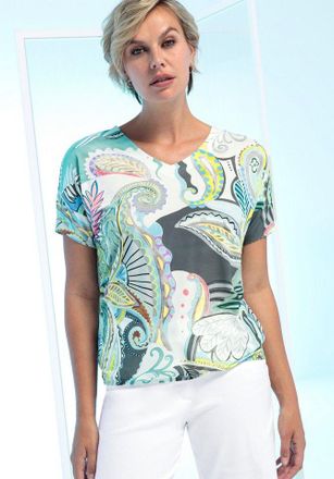bianca Print-Shirt JULIE in sommerlichen Allover-Muster