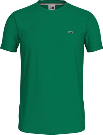 Tommy Jeans Herren 2er Pack T-Shirts Kurzarm aus Baumwolle, Mehrfarbig (Green Malachite/White), 3XL