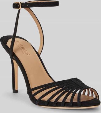 Lauren Ralph Lauren Sandaletten aus echtem Veloursleder Modell MCKAYLA