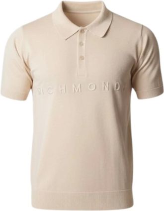 John Richmond Homme, Tops, Beige, Taille: 2XL Polo Sehudi