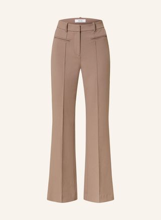 Reiss Reiss Bootcut-Hose Claude rosa