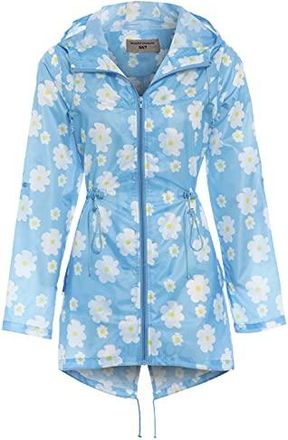 SS7 nouvelles femmes Veste de pluie, Marine, Tailles 12 pour 22 (46-48, Bleu pâle)