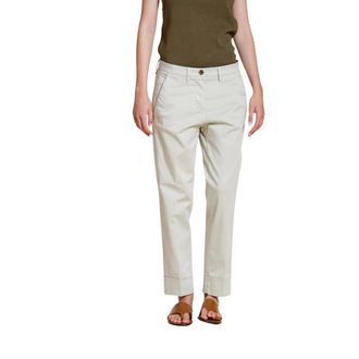 Mason's Femme, Pantalons, Gris, Taille: 42 FR Pantalon Chino Carotte New York