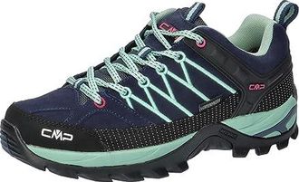 F.lli Campagnolo Rigel Low WMN Trekking Shoes WP Femme Chaussures de randonnée, Blue Acqua, 40 EU