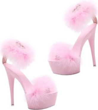 Beaupretty MUCKLILY Sandales à Talons Aiguilles pour Femmes Plateforme Antidérapante Confort Respirant Style Élégant été Chaussures Durables et Mode