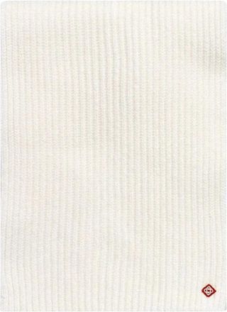 Casablanca unisex, Accessoires, Blanc, Taille: ONE Size Wool Rib Ski Scarf