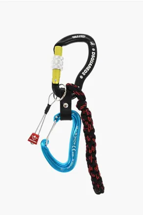 Dsquared2 Fabric Keyring with Double Carabiner Maxi size Unica