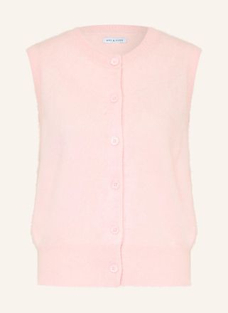 Mrs & Hugs Mrs & Hugs Strickweste Aus Cashmere rosa