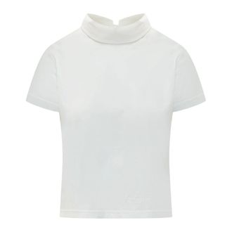 Givenchy T-Shirt mit hohem Kragen - - Tops - Damen - Wei&szlig; - M