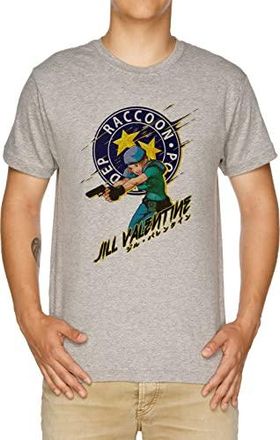 Vendax Jill Valentine T-Shirt Homme Gris