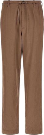 Dries Van Noten Pantalons D&eacute;contract&eacute;s - Marron