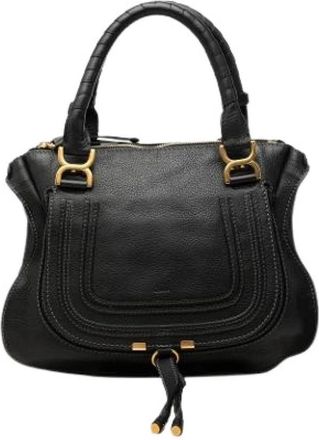Chlo&eacute; Pre-owned Marcie Satchel - - Pre-owned - Damen - Schwarzk - ONE SIZE