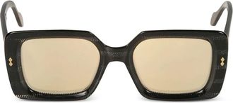 K&agrave;dor Kate Glamour Sonnenbrille mit eckigem Gestell - Schwarz