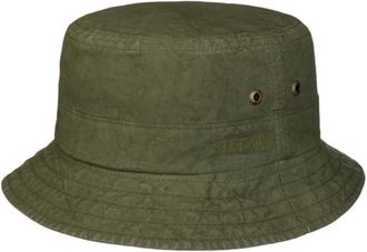 Stetson Chapeau Reston Femme/Homme - de Peche Voyage DEte Ete Printemps-ete - XL (60-61 cm) Olive