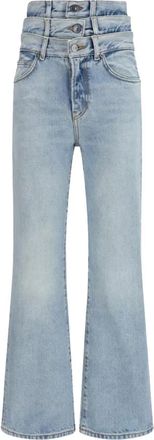Fiorucci Femme, Jeans, Bleu, Taille: W27 Jean &Eacute;vas&eacute; Triple &Eacute;paisseur