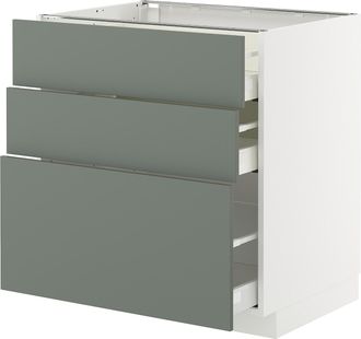IKEA METOD / MAXIMERA Unterschrank mit 3 Schubladen