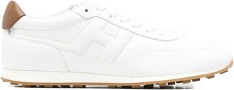 Hogan Homme, Chaussures, Blanc, Taille: 41 1/2 EU Baskets &agrave; logo H699