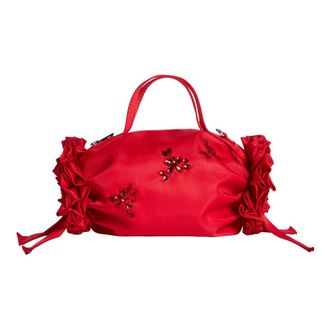 Simone Rocha Nylon Henkeltasche - - Bags - Damen - Rot - ONE SIZE