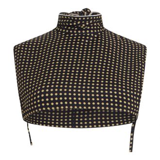 Philosophy di Lorenzo Serafini Cropped Top mit hohem Kragen - - Tops - Damen - Schwarzk - XS