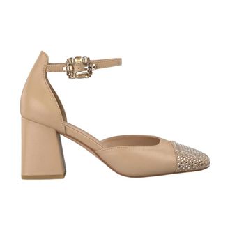 Alma En Pena Schuh mit Juwelen-Schnalle-Absatz - - Shoes - Damen - Beige - 39 EU