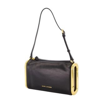 Marc Jacobs Womens The Juliette Shoulder Bag - Marc Jacobs Leather Black Cowhide Shoulder-Hobo-Bags