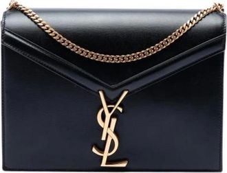 Saint Laurent Sac port&eacute; &eacute;paule Cassandra Pre-owned - Femme - Pre-owned - Noir - Taille: ONE Size