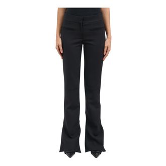 Courr&egrave;ges Polywool Bootcut Hose - - Trousers - Damen - Schwarzk - S