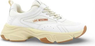 Love Moschino Femme, Chaussures, Blanc, Taille: 39 EU Baskets