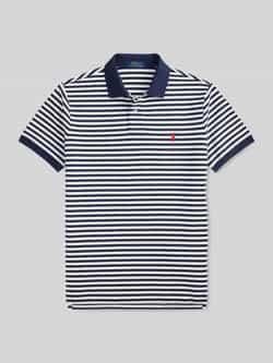 Polo Ralph Lauren Slim Fit Poloshirt aus reiner Baumwolle Modell YD MESH STRIPE POLO