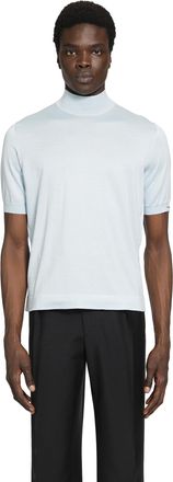 Prada Short Sleeve Cotton Sweater