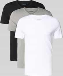 HUGO BOSS T-Shirt mit V-Ausschnitt im 3er-Pack Modell Classic