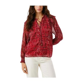 Pepe Jeans London Mar Bluse - - Blouses & Shirts - Damen - Rot - XS
