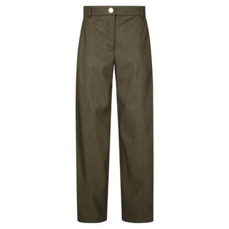 Pinko Pinko, Femme, Pantalons, Vert, Taille: 38 FR Barolo Pantalone Effetto