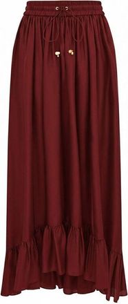 Zimmermann Damen Seidenrock ASTER MAXI