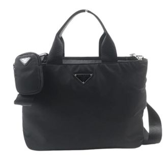 Prada Tote Bag en Nylon Pre-owned - Femme - Pre-owned - Noir - Taille: ONE Size