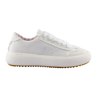 Sun 68 Wei&szlig;e L&auml;ssige Sneaker f&uuml;r M&auml;nner - - Shoes - Damen - Wei&szlig; - 36 EU