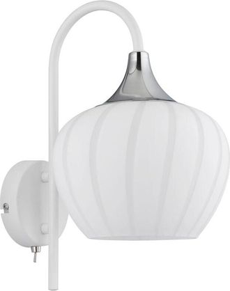 Globo Lighting Wandlampe Wandleuchte Flurlampe Schlafzimmerleuchte Glas opal Wohnzimmerlampe