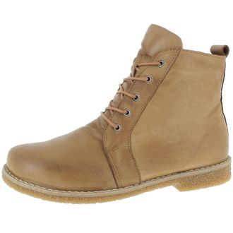 Andrea Conti Damen Stiefelette Leder Schn&uuml;rboot Krepp Laufsohle 0348718, Gr&ouml;&szlig;e:40 EU, Farbe:Braun